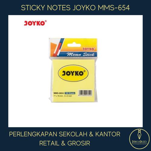 Jual Memo Tempel / Sticky Note Kertas Merk Joyko No. 654 Warna Kuning ...