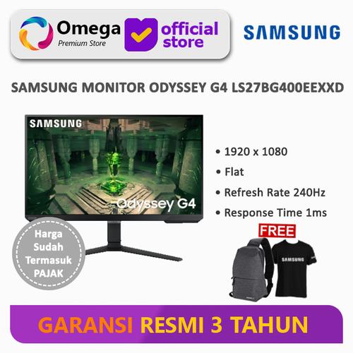 Promo SAMSUNG 27" S27BG400 Odyssey G4 FHD IPS Gaming Monitor 240Hz ...