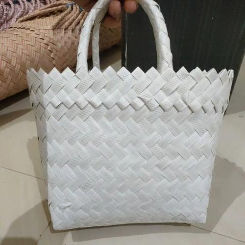 Jual tas anyaman plastik mini - biru polos - Kota Surabaya - kiaestore ...
