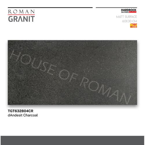 Jual ROMANGRANIT HARDROCK dAndesit Charcoal 60x30 TGT632804CR ROMAN ...