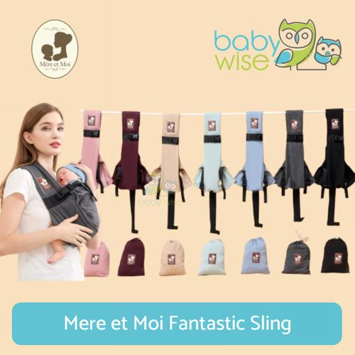 Jual Mere et Moi Fantastic Sling - Gendongan Anak Bayi - Dusty Blue ...