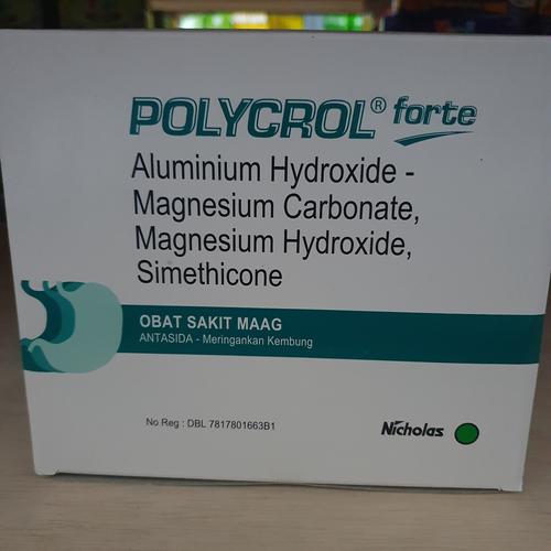Jual Polycrol Forte tablet 1 box isi 24 strip @10 tablet maag asam ...