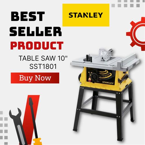 Jual Table Saw 10" Stanley STST1801/Mesin Potong Kayu Meja - PACKING ...