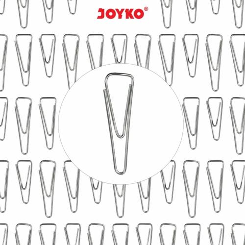 Jual Trigonal Clip Klip Penjepit Kertas Segitiga Joyko - No.1-60Pcs ...