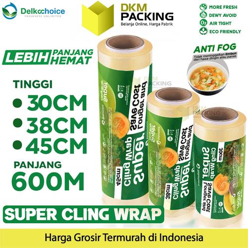 Jual Super Cling Wrap Plastik Food Wrapping Pembungkus Makanan ...