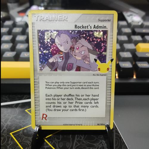 Jual Kartu Pokemon TCG 25th Anniversary ENG ROCKET'S ADMIN - Kab ...