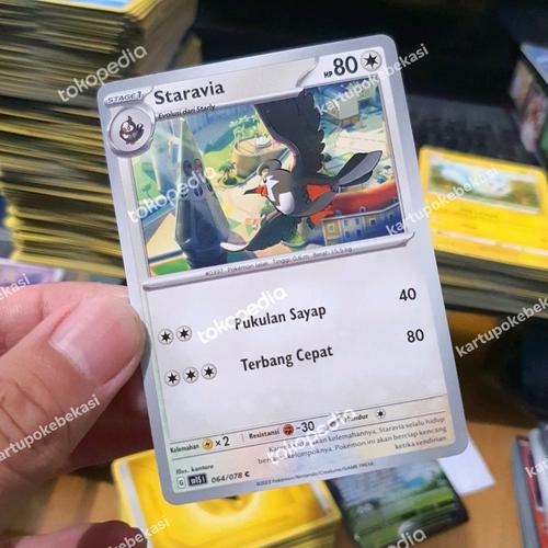 Jual Staravia C SV1S 064/078 kartu pokemon TCG Indonesia - Kota Bekasi ...