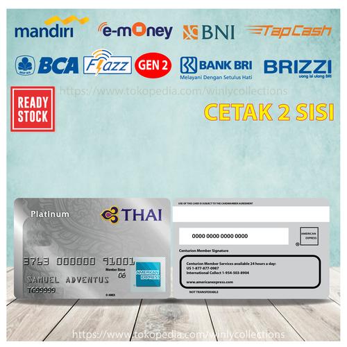 Jual KARTU EMONEY MANDIRI BCA BNI BRI GEN 2 DESIGN AMERICAN THAI - 2 ...