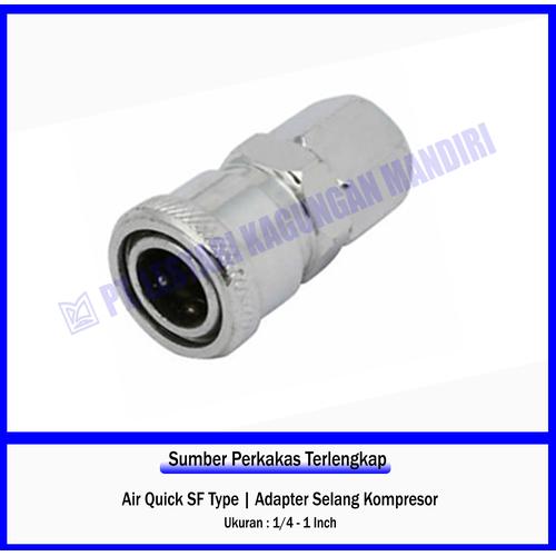 Jual Air Quick SF Type / Adapter Selang Kompresor - 1/4” - Jakarta ...