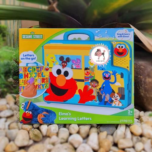 Jual Sesame Street Elmo’s Learning Letters Bus Activity Board Game ...