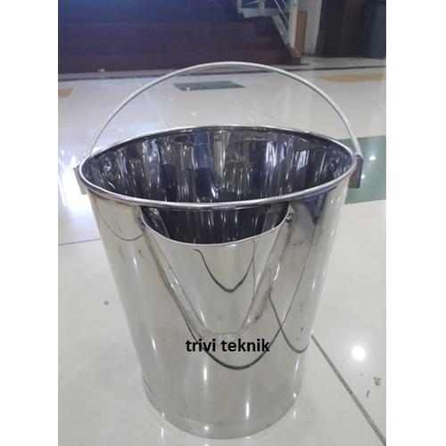 Jual stainless steel bucket,ember timba sus stenlis minyak bbm spbu ...