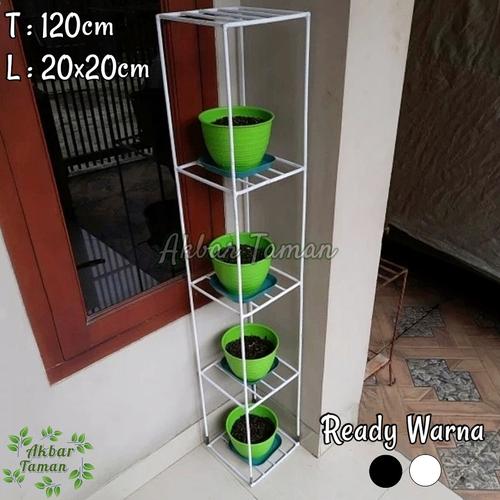 Jual Rak Pot Bunga Besi Ram 5 Susun Tinggi 120cm / Standing Sudut ...