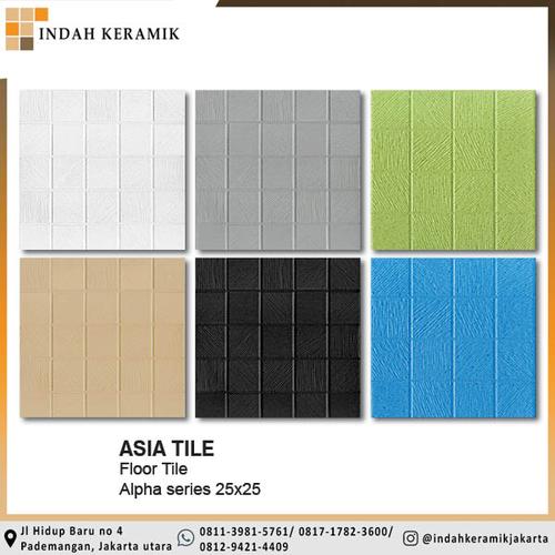 Jual Keramik Lantai ASIA TILE Alpha 25x25 - KW2 - Jakarta Utara - Indah ...