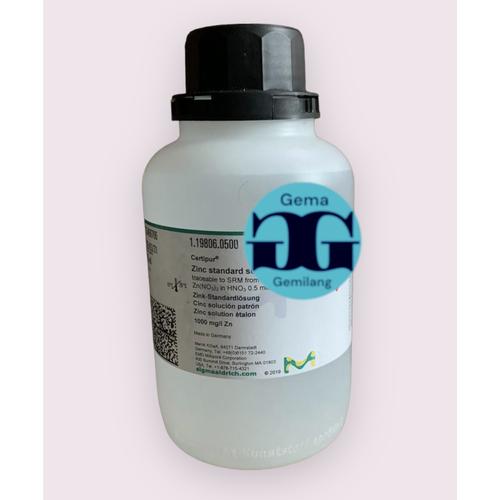Jual Zinc standard solution MERCK 119806 larutan standar seng 500 mL ...