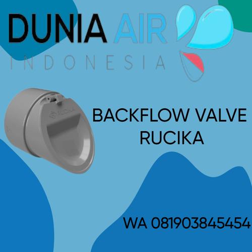 Jual BackFlow Valve 3" inch Pvc Rucika/Tutup Pipa Pembuangan Anti Bau ...