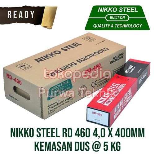 Jual Kawat Las Nikko Steel RD-460 4,0x400mm Kemasan 5Kg - Kota Bekasi - Purwa Teknik | Tokopedia