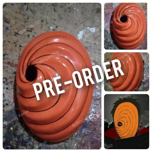 Jual Mask Topeng Tobi Akatsuki Obito Uchiha Anime Naruto Cosplay - Kota ...