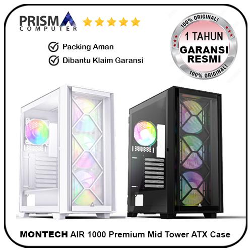Jual Casing Montech AIR 1000 Premium - Mid Tower ATX Case - Hitam ...