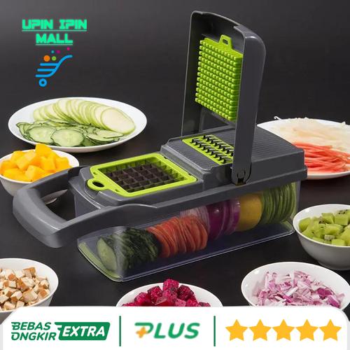 Jual Parutan Serbaguna Kitchen Wonder Slicer Multifunction 8 in 1 ...
