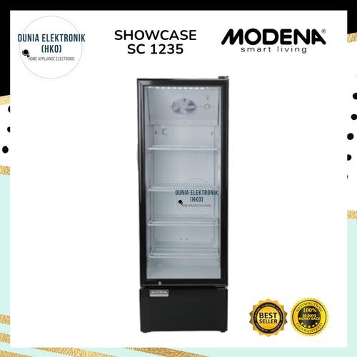Promo Showcase MODENA SC 1235 SC1235 Display Cooler 4 Rak 230 Liter Low ...