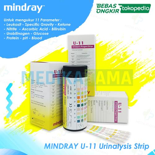 Jual Urine Strip MINDRAY U-11 Urinalysis Strip 100T Mindray U11 ...