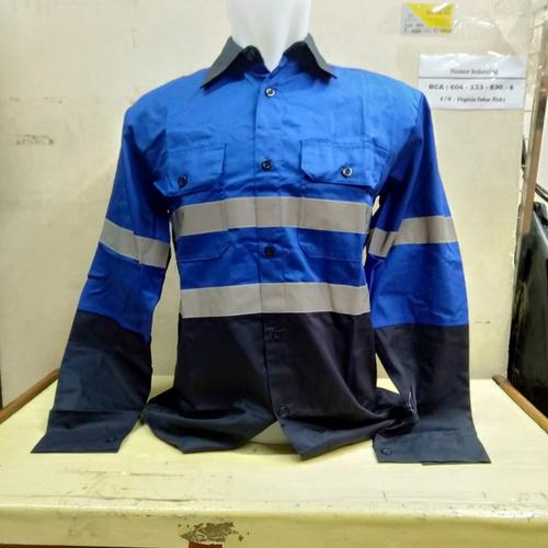 Jual Wearpack Safety Combinasi / Baju Safety Kombinasi Biru BCA dan ...