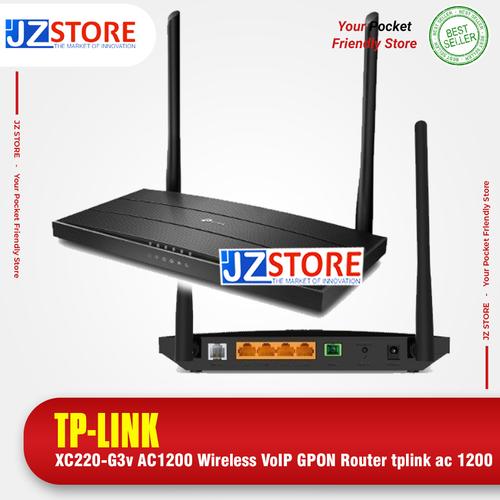 Jual TP-LINK XC220-G3v AC1200 Wireless VoIP GPON Router tplink ac 1200 ...