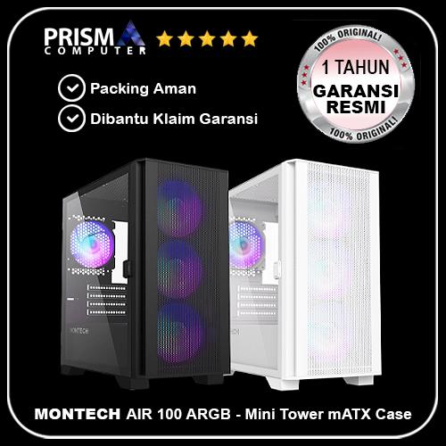 Jual Casing MONTECH AIR 100 ARGB - Mini Tower m-ATX Case - Hitam ...