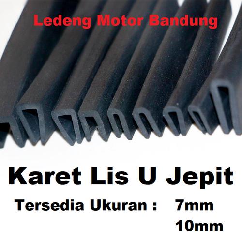 Jual Rubber List Karet Lis U Jepit Kaca 7mm 10mm Meteran - 7mm - Kota ...