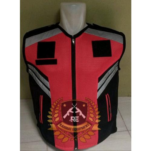 Jual Rompi Security Merah Rompi Satpam Terbaru - ROMPI AJA POLOS, S ...