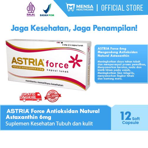 Promo ASTRIA Force Astaxanthin 6mg - Jakarta Timur - Mensa Healthcare ...