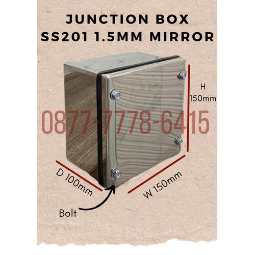 Jual Junction Box 150x150x100mm SS201 1.5mm Mirror Panel Stainless ...