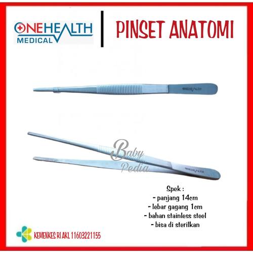 Jual Pinset Anatomi 14cm Pinset Chirugis 14 cm Pincet Medis Anatomy ...