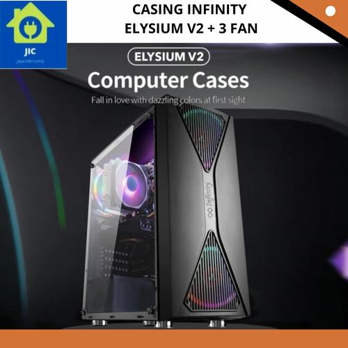 Jual CASING INFINITY ELYSIUM V2 + 3 FAN - Jakarta Pusat - Jaya Intel ...
