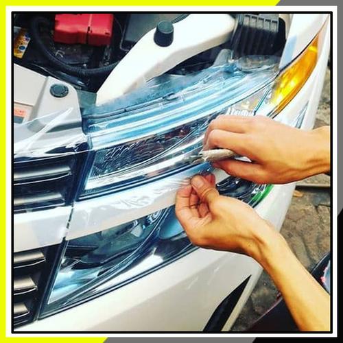 Jual Sticker Kaca Lampu Mobil Motor Stiker Headlamp Blue Hybrid Per ...