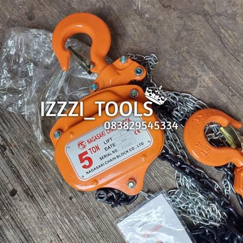 Jual Chain block takel katrol 5 ton X 3 meter Nagasaki Japan Original ...