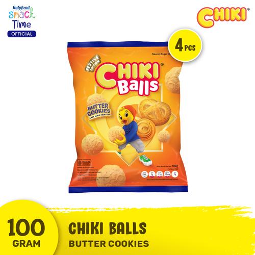 Promo Chiki Balls Butter Cookies 100 Gr - 4 Pcs - - Indofood Snack Time ...