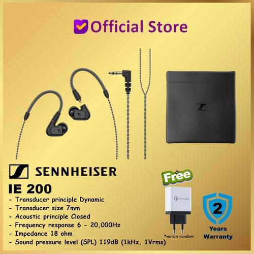 Promo Sennheiser IE 200 IE200 In-Ear Audiophile Headphones Earphones ...