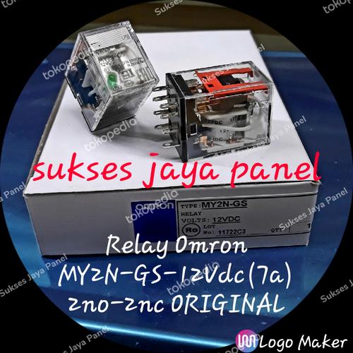 Jual Relay omron (asli) MY2N-GS-12Vdc (7a) 2no-2nc (8pin) - Jakarta ...