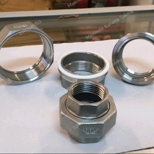Jual Union 1" Inch Stainless 304 / Watermur SS304 1" Inch High Quality ...