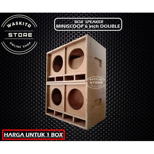 Jual Box speaker Miniscoop 6 inch Double - Kab. Nganjuk - WASKITO_STORE ...