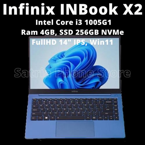 Jual Laptop Infinix Inbook X2 Intel Core i3-1005G1/8GB/256GB RESMI ...