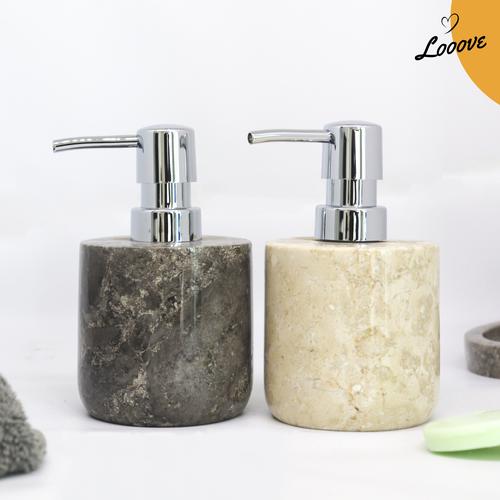 Jual Tempat botol sabun cair cuci tangan/Soap Dispenser Marmer 160 ml ...
