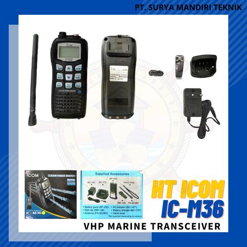 Jual HT ICOM IC-M36 VHP MARINE TRANSCEIVER - Kota Surabaya - PT SURYA ...