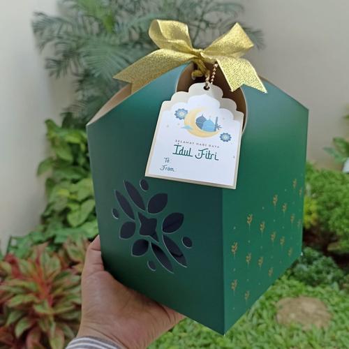 Jual box lebaran kotak packaging toples nastar ukuran 500 gr edisi ...