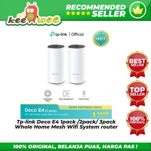 Jual Tp-link Deco E4 1pack /2pack/ 3pack Whole Home Mesh Wifi System ...
