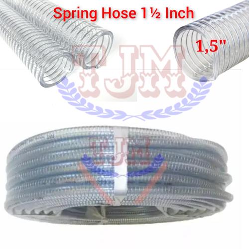 Jual Selang Kawat 1½ inch Panjang 5 Meter atau Spring Hose PVC 1½ inch ...
