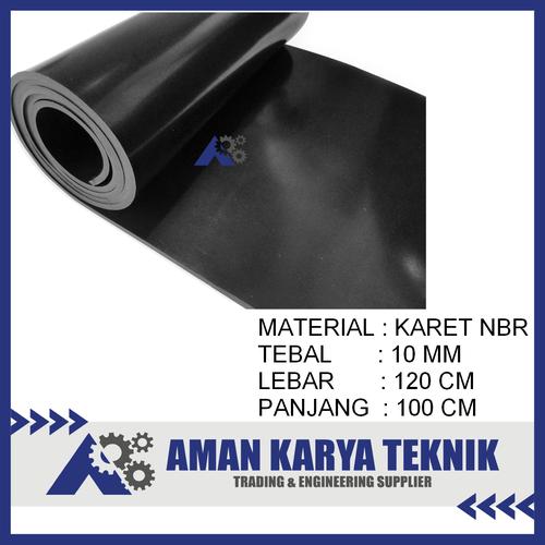 Jual Karet NBR Lembaran ( NBR Rubber Sheet ) 10 mm x 100 cm x 120 cm - Jakarta Barat - Aman ...