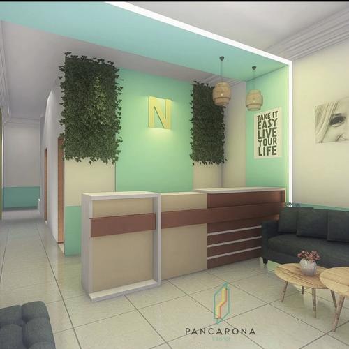 Jual Design meja resepsionis minimalis hpl - Jakarta Timur - Furniture ...