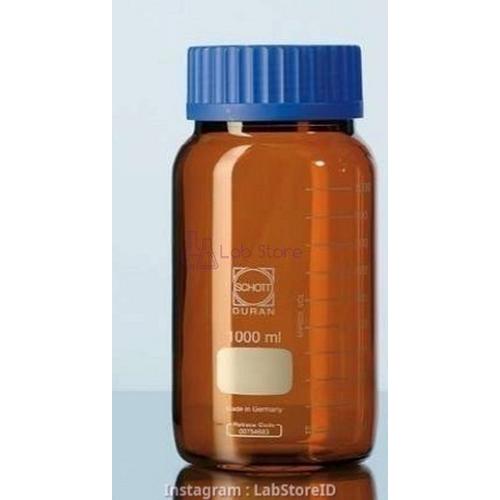 Jual Laboratory Bottle Wide Mouth 10000 Ml Amber Botol Lab Botol Kaca ...